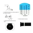 Handheld Salinity Refractometer 0-100% Salinometer Aquarium Salt Water ...