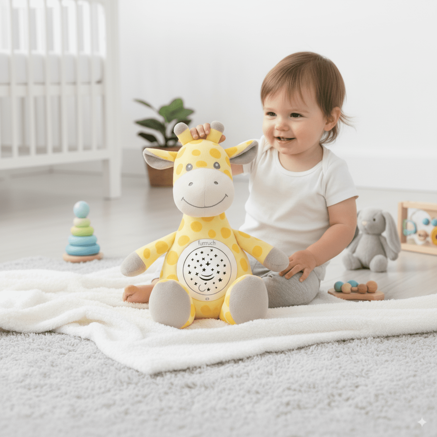 Click here for Kekespace Giraffe 3-In-1 Plush Soother Toy With St... prices