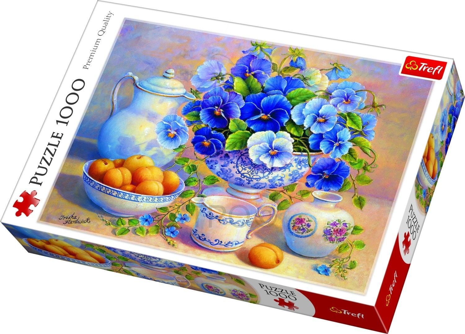 Trefl 1000 Piece Jigsaw Puzzles, The Blue Bouquet - Walmart.com