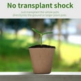 3 Inch Paper Pulp Nursery Cups,Round Seedling Pot,Biodegradable Seed ...