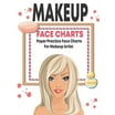 Makeup face charts paper practice face charts for makeup artist ...