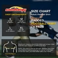 COOLOMG Mens Padded Football Shirt Rib Chest Protector Compression ...