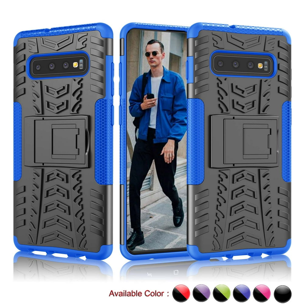 Samsung Galaxy S10 Plus / Galaxy S10 / Galaxy S10E Cases Protective, Njjex Dual Layer Shockproof ...