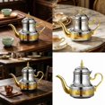 CEORPER 1.2L Stainless Steel Moroccan Tea Pot With Elegant Design ...