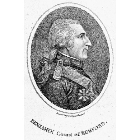 Benjamin Thompson /N(1753-1814). Count Rumford. American Physicist ...