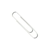 ACCO Smooth Standard Paper Clip, Jumbo Size, Silver Color, 100 Clips ...
