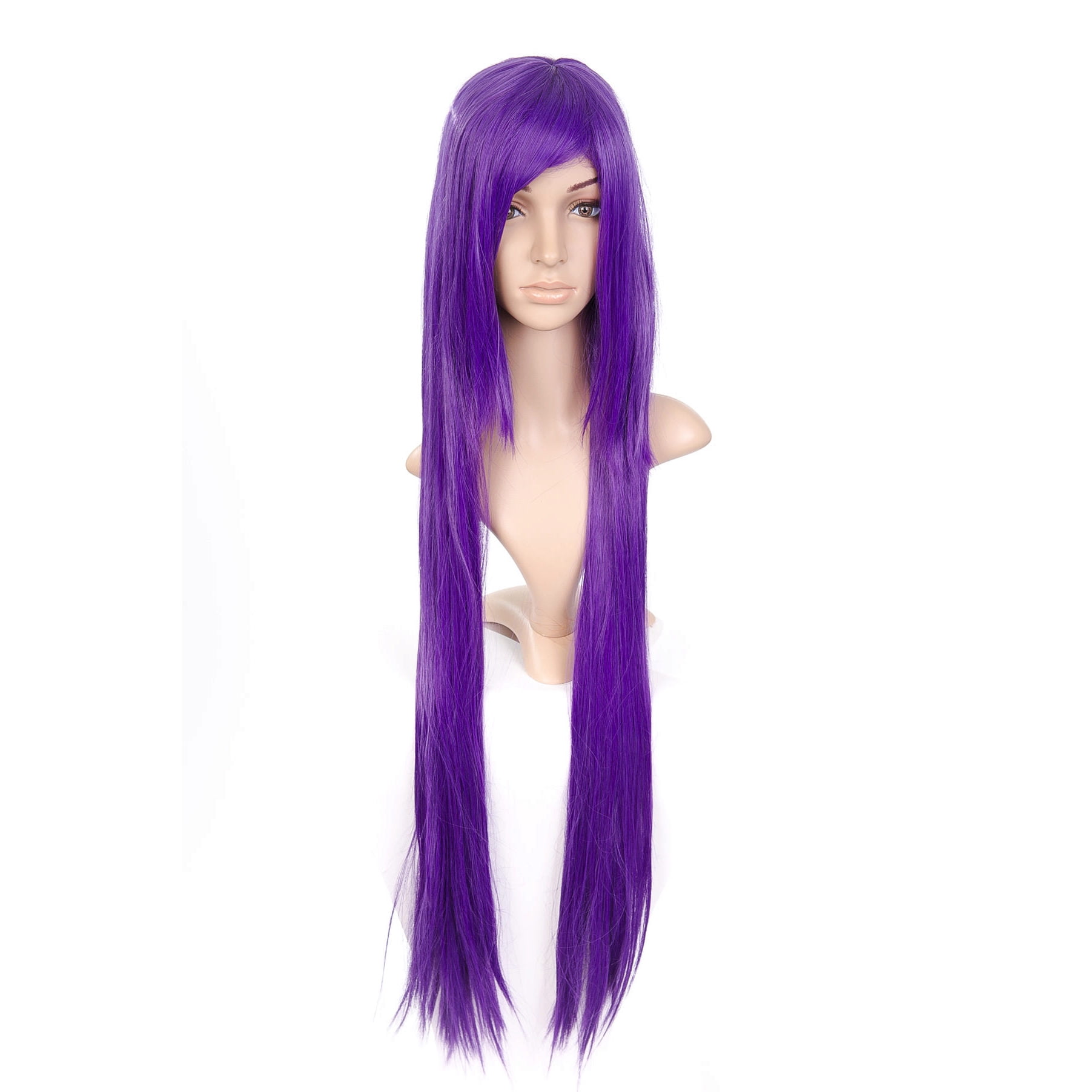 Purple Long Hair Anime Cosplay Costume Wig
