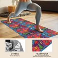 70x26 Inch Yoga Towel, Sweat Absorbent Non-Slip Mat for Hot Yoga ...