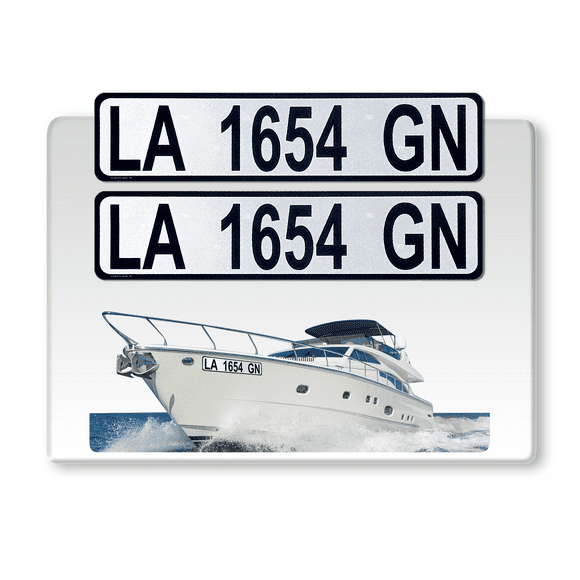Boat Decal Numbers