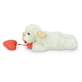 Multipet Lamb Chop Cat Toy with Dangling Heart, Plush with Catnip and ...