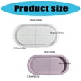 Artistic Large Oval Tray Mould In Sturdy Silicone Mould Craft Supplies ...