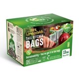 UNNI ASTM D6400 100% Compostable Trash Bags, 13 Gallon, 49.2 Liter, 50 ...