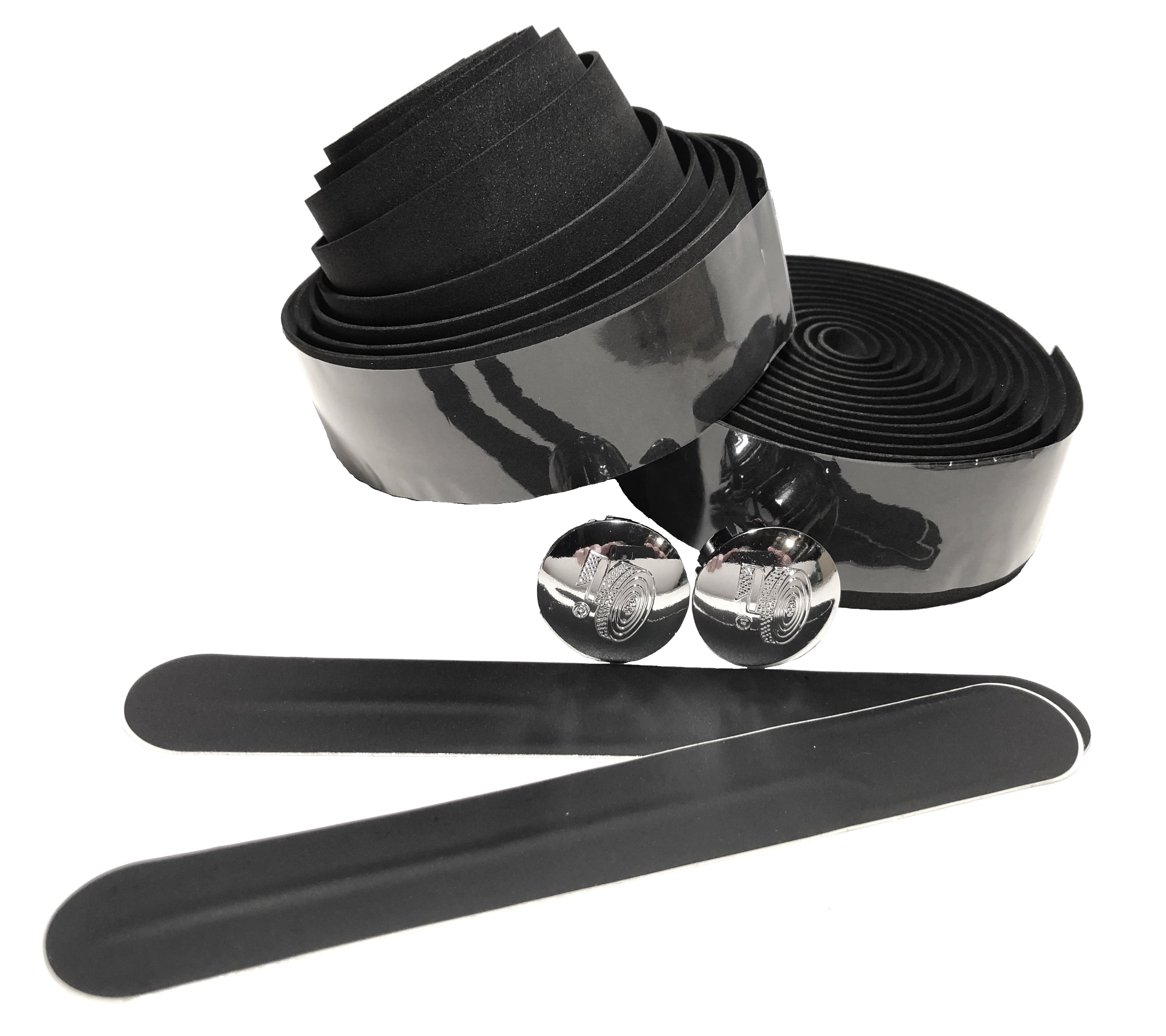 EVA Road Bike Black Handlebar Tape, Bicycle Handle Bar Cycling Wraps w ...