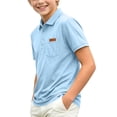 Amzcrzy T Shirts for Boys Girls 2-15 Years Short Sleeve Collared Shirt ...