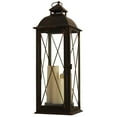 Smart Design 80073 Salerno Triple Candle Led Lantern With On-Off Timer ...