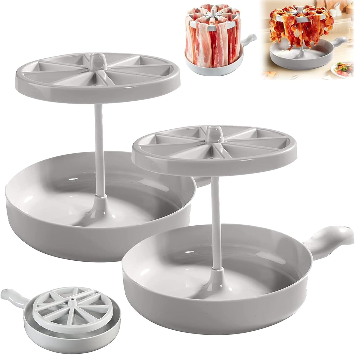 Bacon Wizard Microwave Crispy Bacon Maker,Microwave Barbecue Grill ...