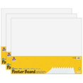 Pacon® Poster Board Packs, 22" x 28", White - 10 sheets per pack, 3 ...