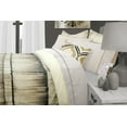 Royale Linens Ultra-Soft Stria Stripe Global Microfiber King Comforter ...