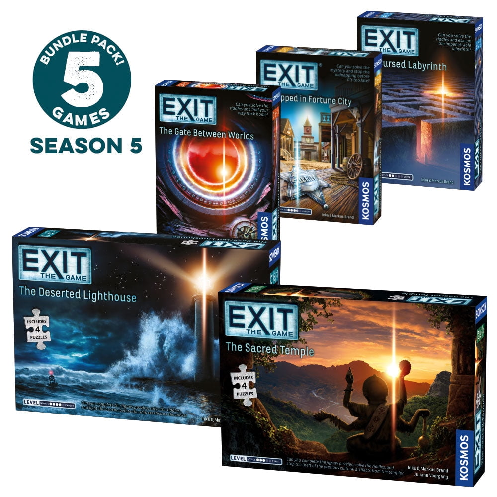 EXIT: The Game, Season 5 Bundle. Five-Pack: Gate Between Worlds, Cursed ...