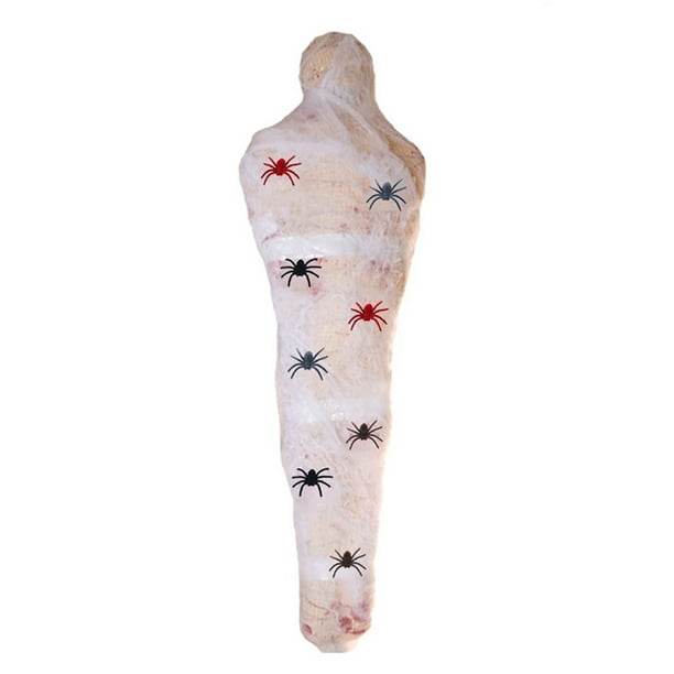 Halloween Props Scary Fake Corpse Wrapped Corpse Atmosphere Decoration ...