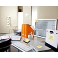 Post-it Note Dispenser, Sticky Holder, Black Base, Clear Top, Includes ...