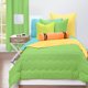 Crayola Jungle Green and Laser Lemon Reversible Comforter Set - Walmart.com