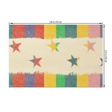 SUNOLIFE Rainbow Placemats Set of 4,Colorful Kids Birthday Table Mats ...