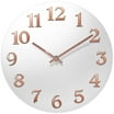 Infinity Instruments Sofia Brown Traidtional Analog Display Silent 12-inch Wall Clock - Walmart.com