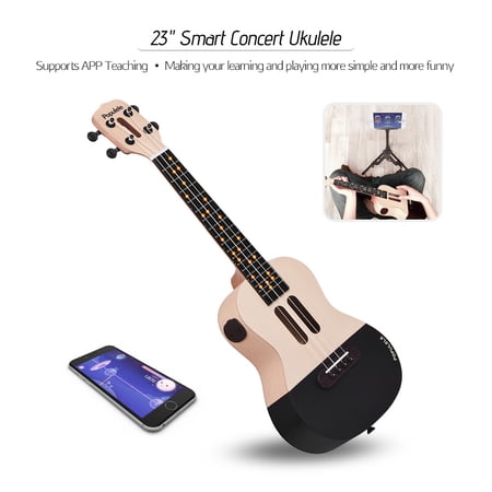 Populele U1 23" Smart Concert Ukulele Ukelele Uke Kit Supports APP ...