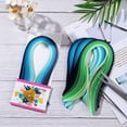 6 Colors Quilling Paper Strips Mixed Color 530x10mm about 120strips/bag ...