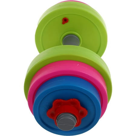 Kids Barbell Set Adjustable Dumbbell Toy Pretend Play Exercise Set for ...