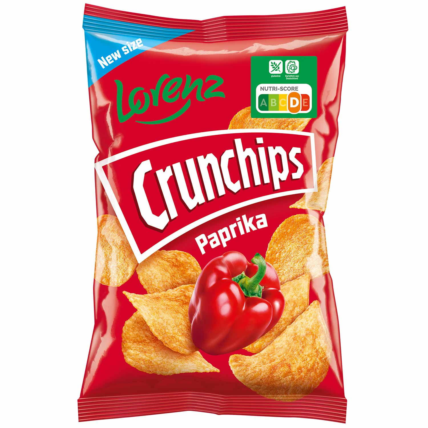 Lorenz Crunchips PAPRIKA potato chips from Europe 140g/4.94 oz ...