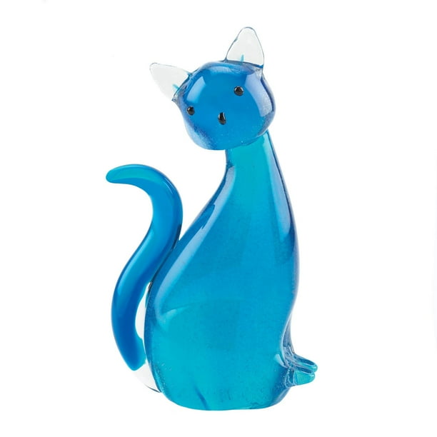 Glass Cat Figurine
