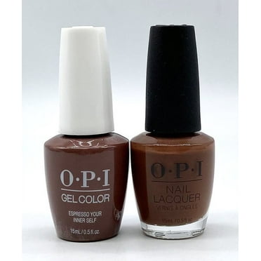 OPI Matching Duo, GelColor Gel Polish + Nail Lacquer, Icelanded A ...