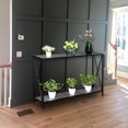 Free Shipping! Veryke Narrow Console Table, 2 Layers Sofa Table, Iron ... Free Shipping! Veryke Narrow Console Table, 2 Layers Sofa Table, Iron ...