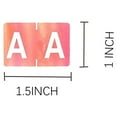 "A-Z" Index Tag Colorful Alphabet Dividers Index Label File Tab Label 1 ...
