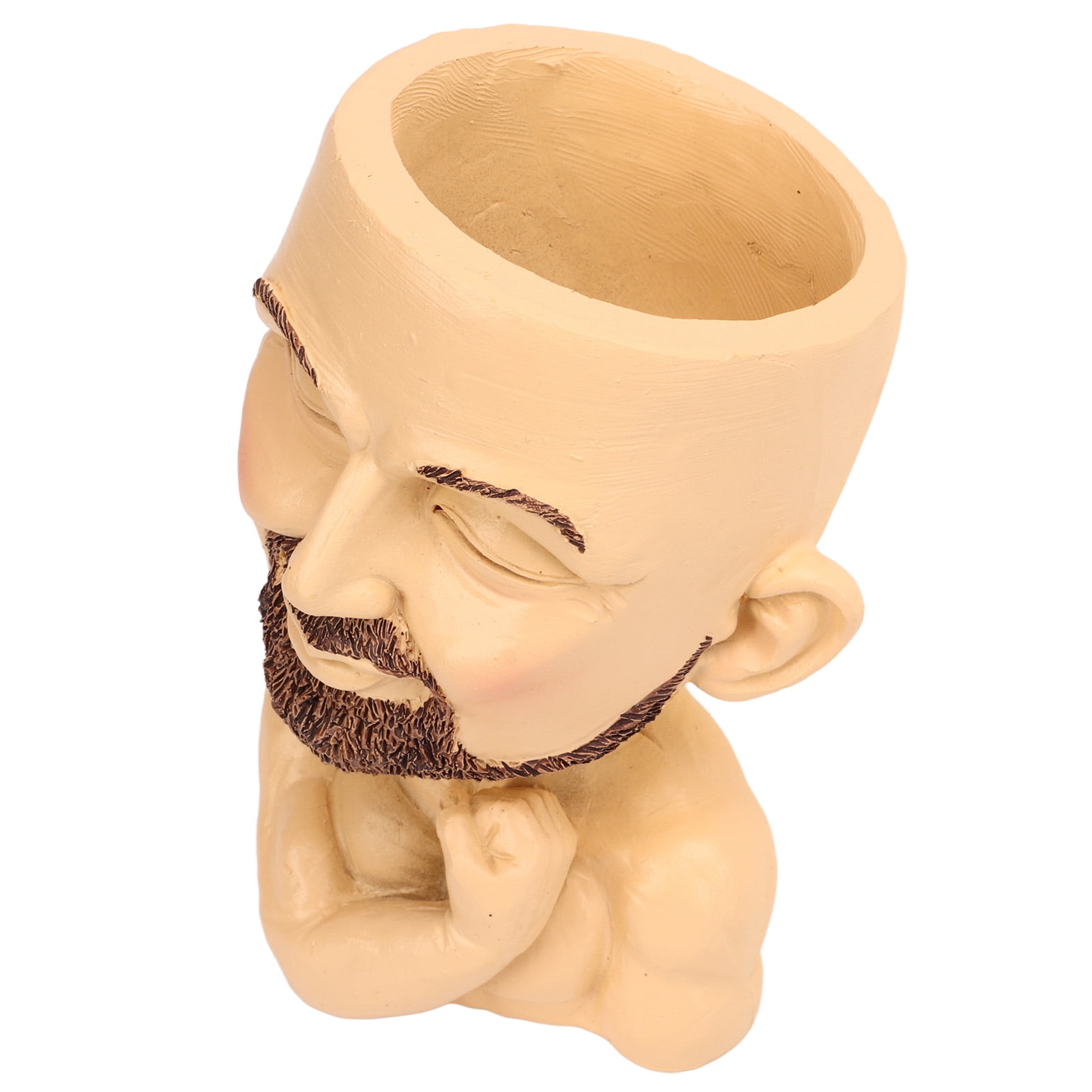 Macetero De Cabeza, Macetero Antigrietas Decorativo Para El Hogar ...