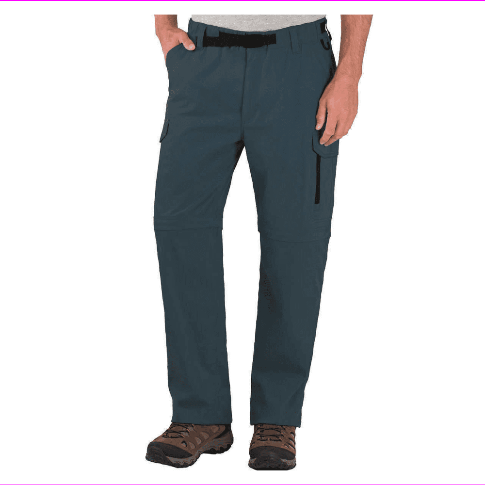 BC Clothing Men's Convertible 2 front slant pockets Stretch Cargo Pant ...