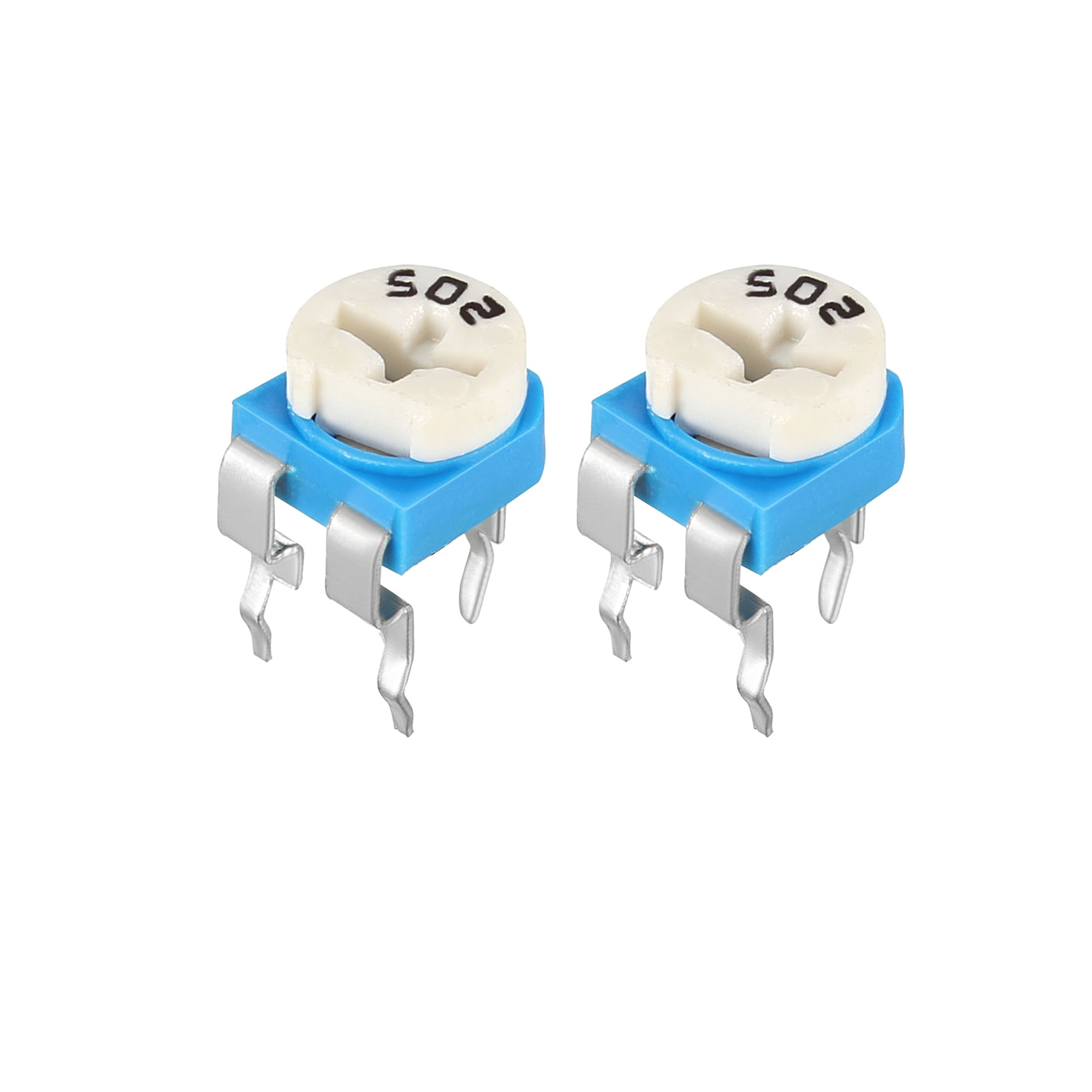 10 Pcs 5K Ohm Variable Resistors Top Adjustable Cermet Potentiometer ...