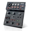 Pyle PMXU48BT 4 Channel Bluetooth Sound Board Mixer System for DJ ...