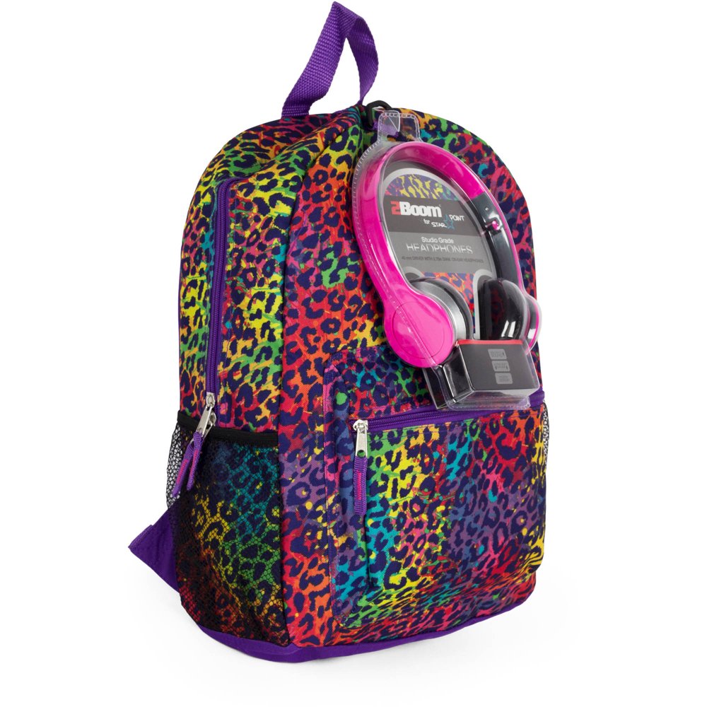 ONLINE - 17" Printed Backpack with Headphones - Walmart.com - Walmart.com