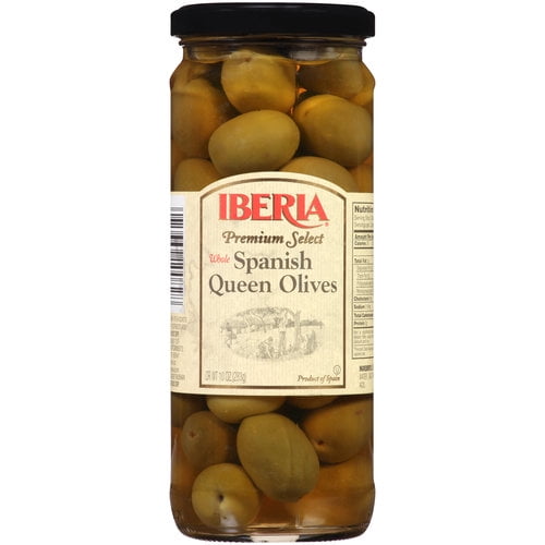 Iberia Whole Spanish Queen Olives, 10 oz - Walmart.com