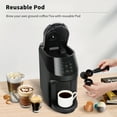 Kuhitley 3-in-1 Coffee Maker, Espresso Machine for Nespresso, K-Cup Pod, Ground Coffee, 19 Bar ...