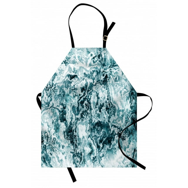 Marble Apron Abstract Rock Texture Modern Stylized Retro Splashes ...