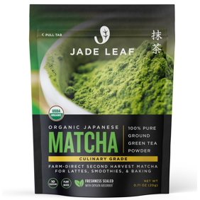 Jade Leaf Matcha, Organic Japanese Matcha Latte Mix, Powdered Tea, 3.5 ...