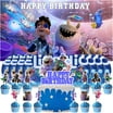 Nanalan Plates Birthday Supplies Decorations Decor Backdrop Banner Cake ...