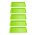 oshhni 5 Pieces Plant Trays Rectangular Plant Saucers for Balcony ...