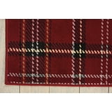 Red Farmhouse Plaid Area Rug by Pinewood Grove - Walmart.com