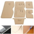 BIMZUC 5-Piece Acrylic Template Set for Short Wallets DIY Handmade ...