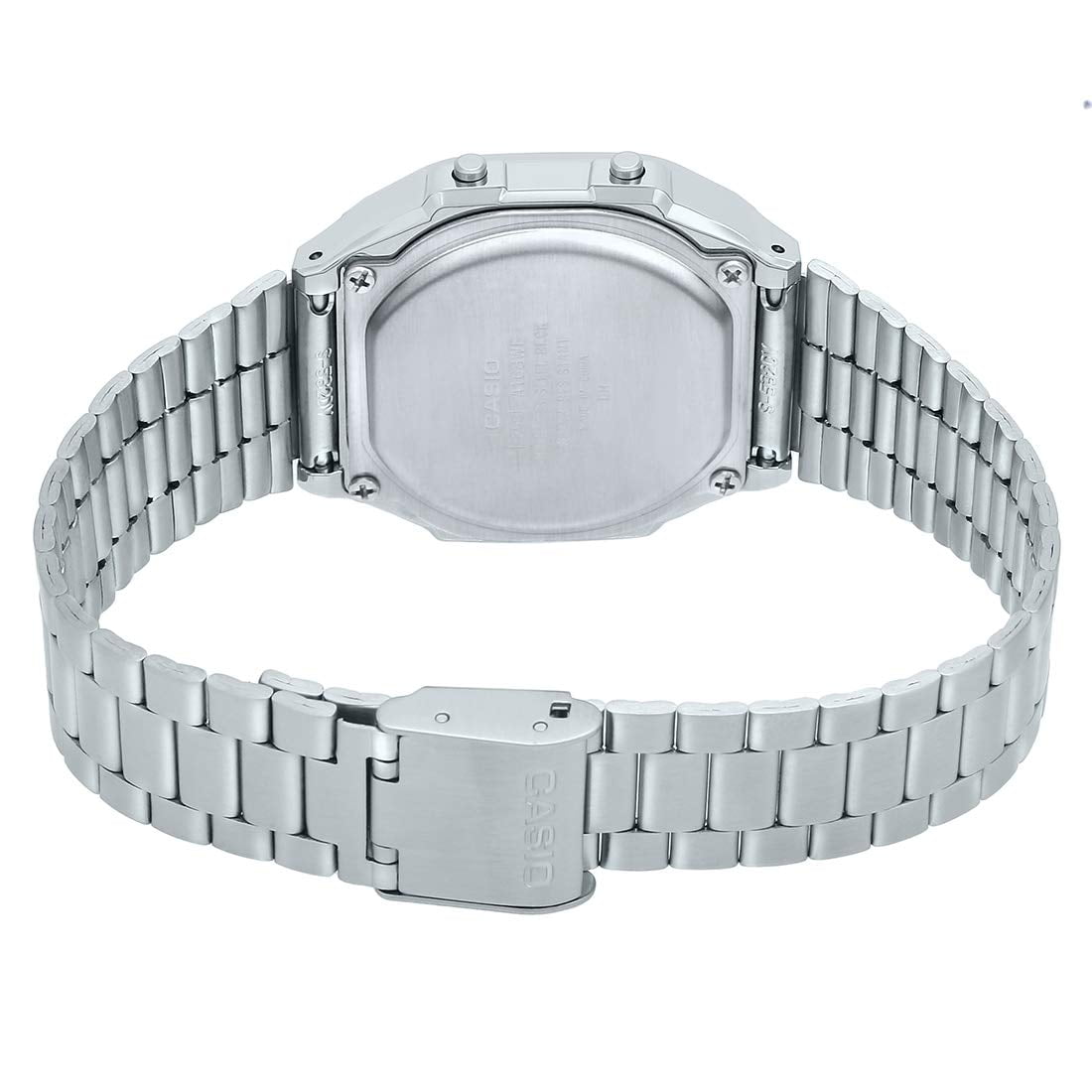 Buy Casio A168WEM-7 Men's Youth Collection Mirror Dial Alarm Chronograph Illuminator Digital ...